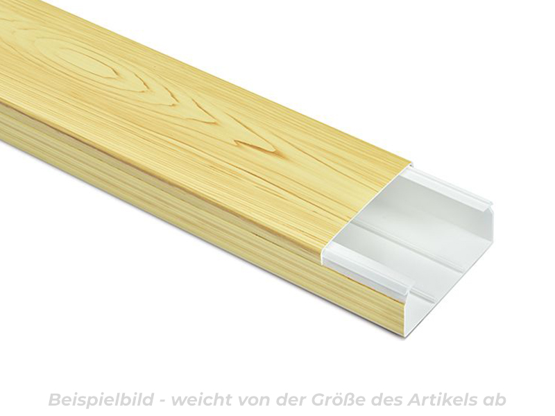 Fuleisten Mit Kabelkanal Holz