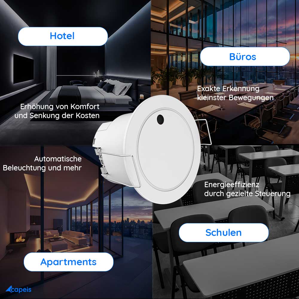 Tuya Bluetooth Radar Präsenzsensor 24 GHz | EDQ253B